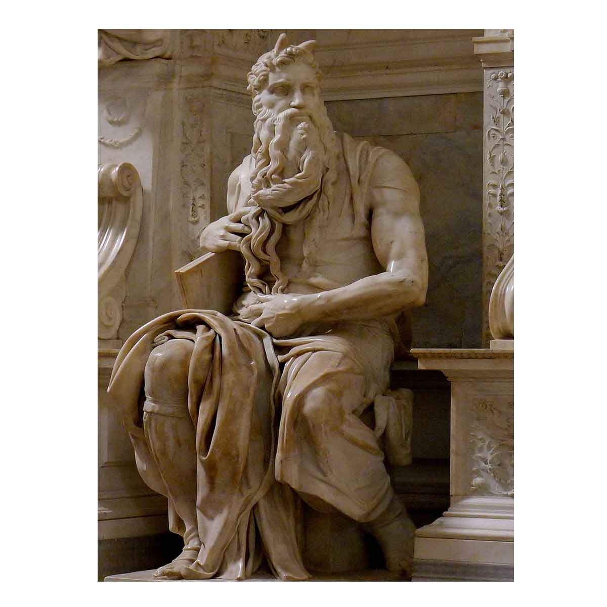 Tomb of Pope Julius II: Moses – Canvas Direct
