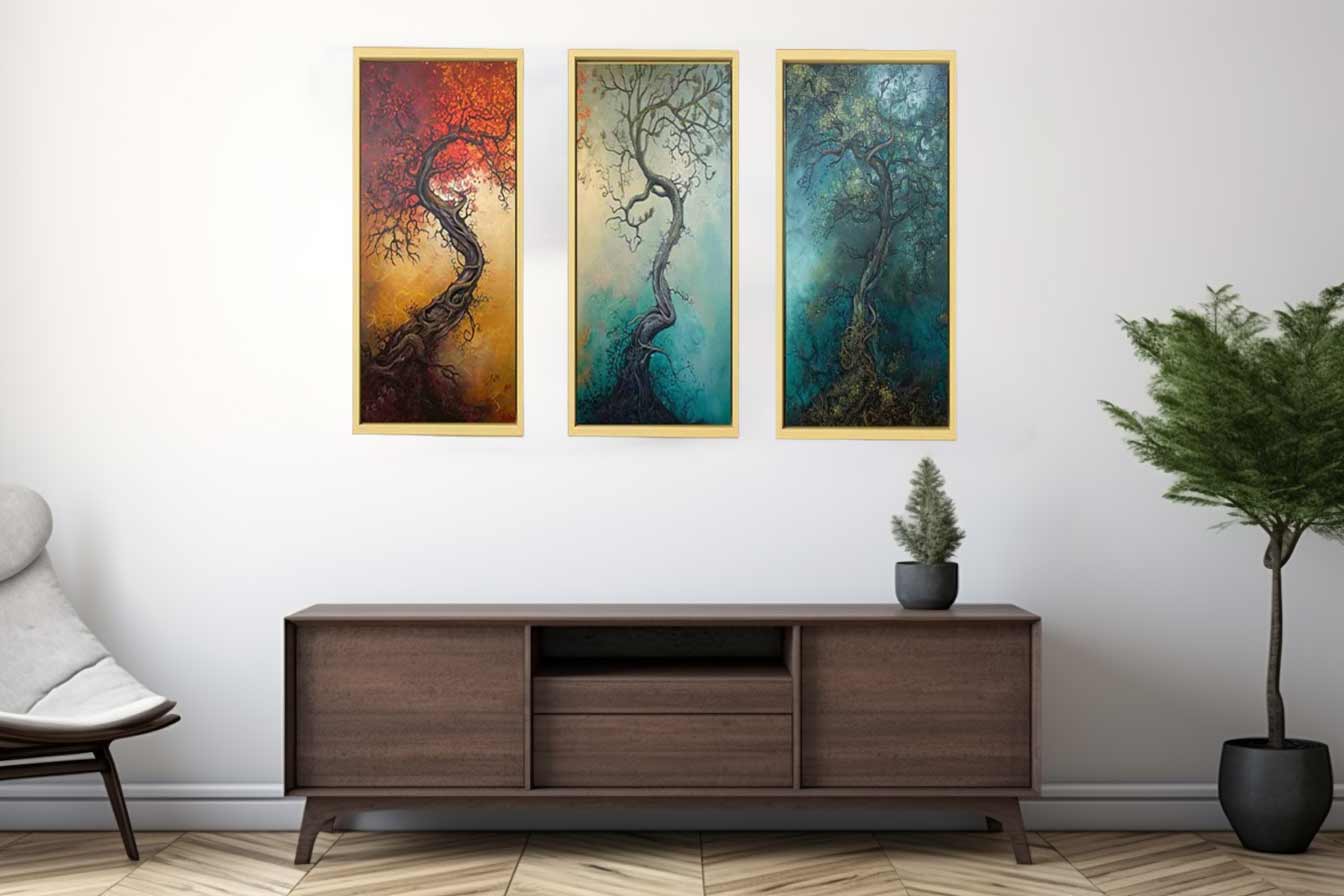 3 Panel Painting. Art Print Set | Canvas Direct