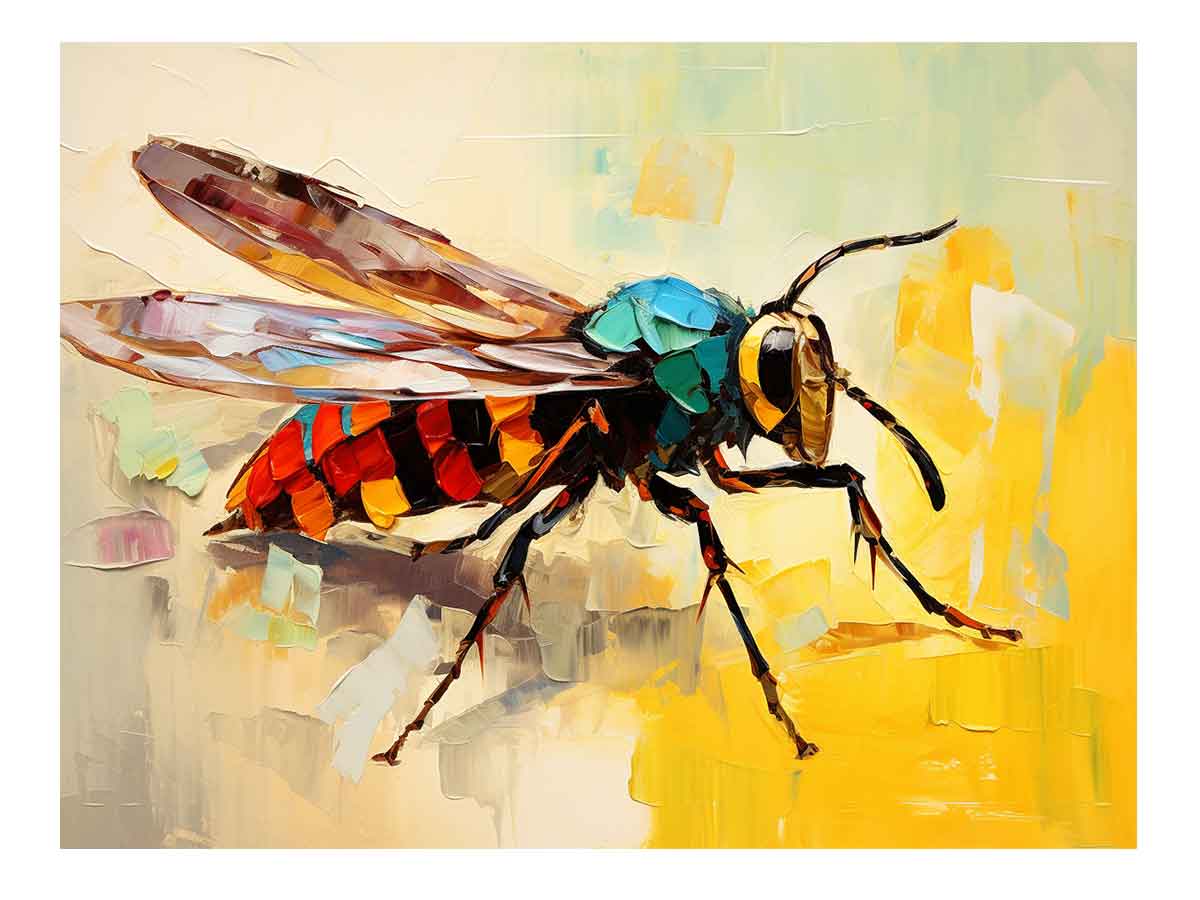 Insect Modern Art Painting – Canvas Direct